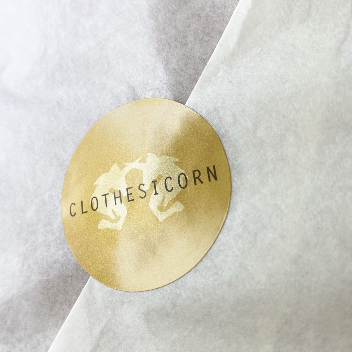 Gold stickers | Your own design | From 1 pcs. | Buy here! →