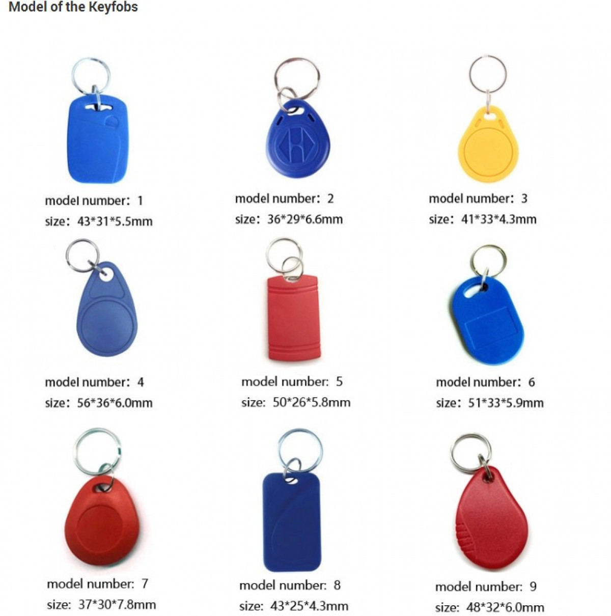 Keyfob with Logo - Custom Produced - Order from Ikast Labels!