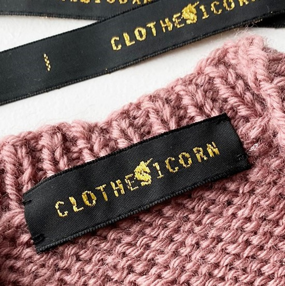 Woven Name Labels | With your logo | Design here! →