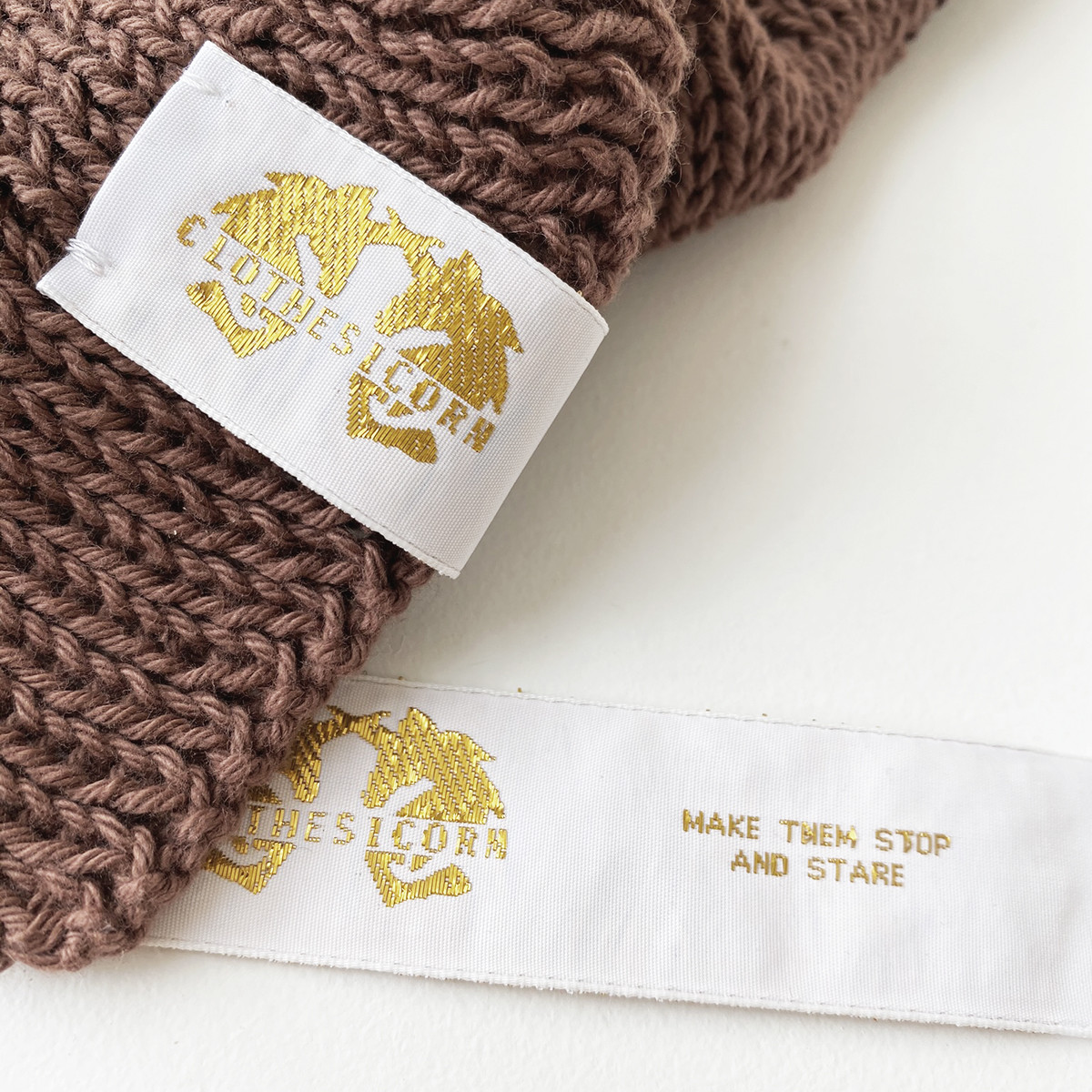 Woven Name Labels | With your logo | Design here! →